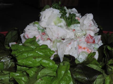 Easy Imitation Crab Salad