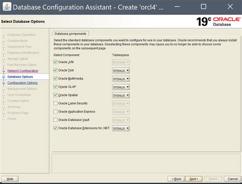 How To Install Oracle Database Options Like Spatial Label Security Etc After Db Creation