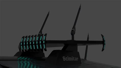3d Model Scimitar Class Attack Destroyer Vr Ar Low Poly Cgtrader