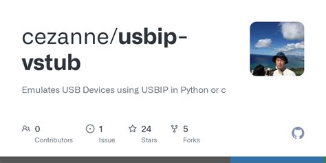 GitHub Cezanne Usbip Vstub Emulates USB Devices Using USBIP In Python Or C