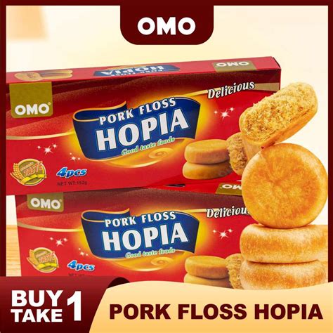 B1t1 Omo Pork Floss Hopia Bread Snacks Shopee Philippines