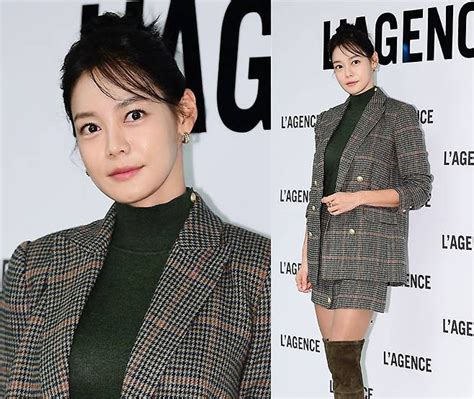 안현모 세련된 슈트핏으로 만난 가을 깊이 있는 우아함 뽐낸 체크 셋업룩