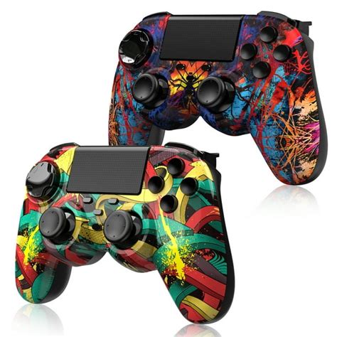Gamrombo 2 Packs Wireless Controller For Ps4 Game Controller Compatible With Playstation 4
