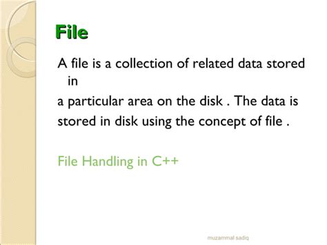 Cpp File Handling Ppt