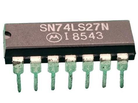 20x Circuito Integrado 74ls27n 74ls27 Motorola
