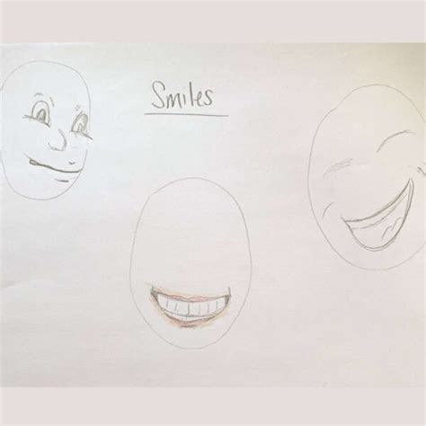 How To Draw Smiles And Smirks Step By Step