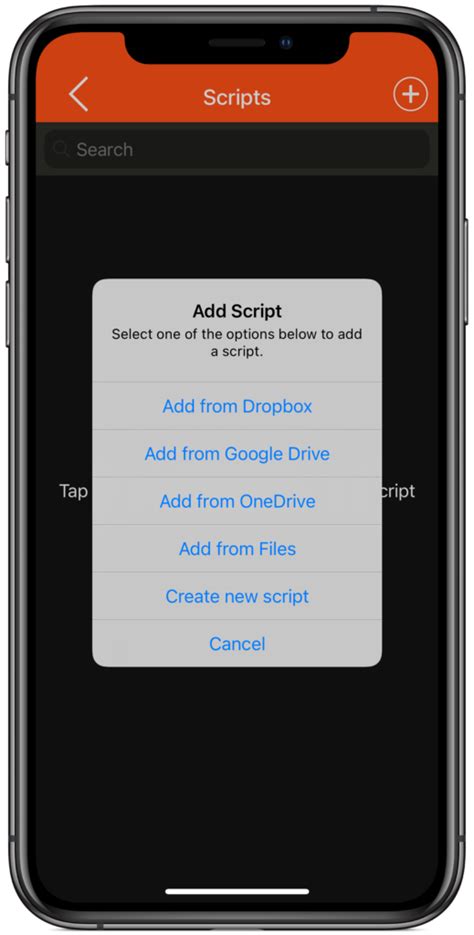 Importing Scripts Using The Files App Teleprompter For Video