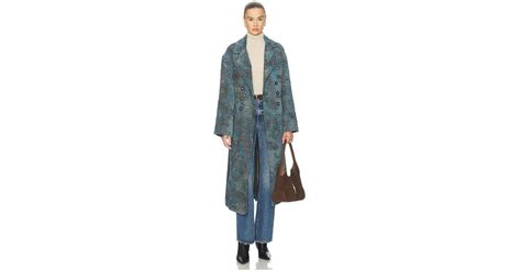 Free People Micah Duster In Blue Lyst Uk