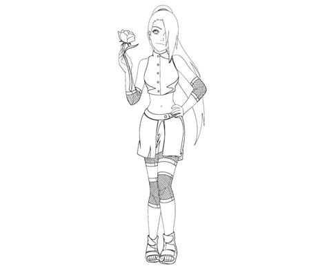 Ino Yamanaka 10 Coloring Crafty Teenager