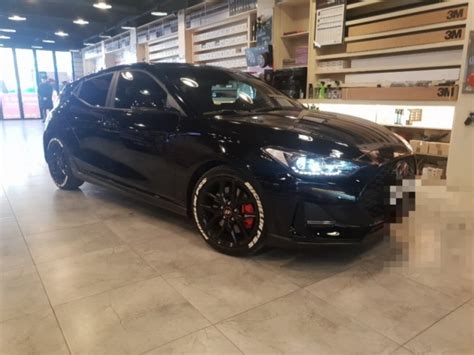 벨로스터 터보 폴리아텍 머플러 팁 도색 블랙 유광 컬러로 변신 네이버 블로그