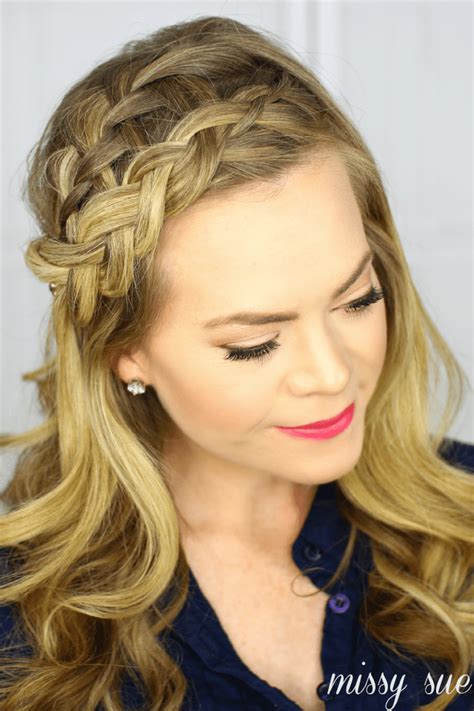 Waterfall Dutch Headband Braid