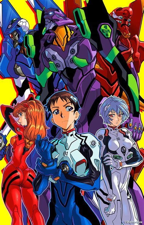 Neon Genesis Evangelion By Darkereve On Deviantart