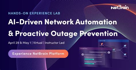 Automation Experience Lab Netbrain Netbrain Technologies Inc