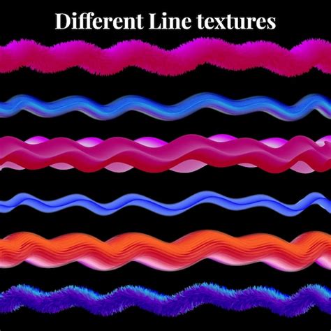 Premium Vector Colorful Texture Lines