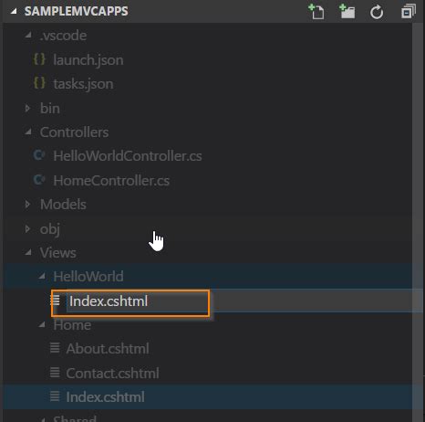 Getting Started With Asp Net Core Mvc Apps Using Vs Code