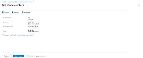 快速入门 使用 Azure 通信服务获取和管理电话号码 Microsoft Learn