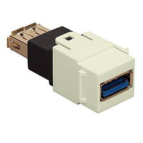 USB Female A To Female B Coupler Black Allen Tel Products Inc