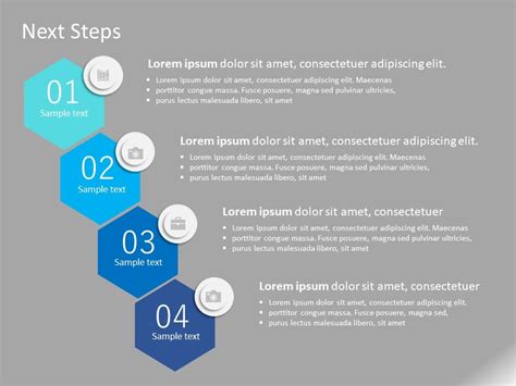 4 Steps Features Powerpoint Slideuplift Powerpoint Sl