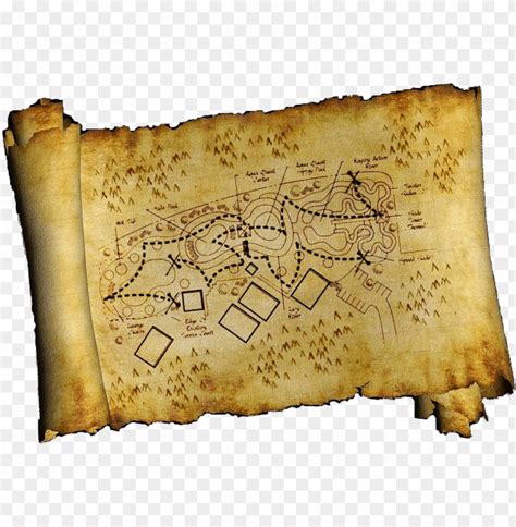 Treasure Map Treasure Hunt Map PNG Transparent With Clear Background