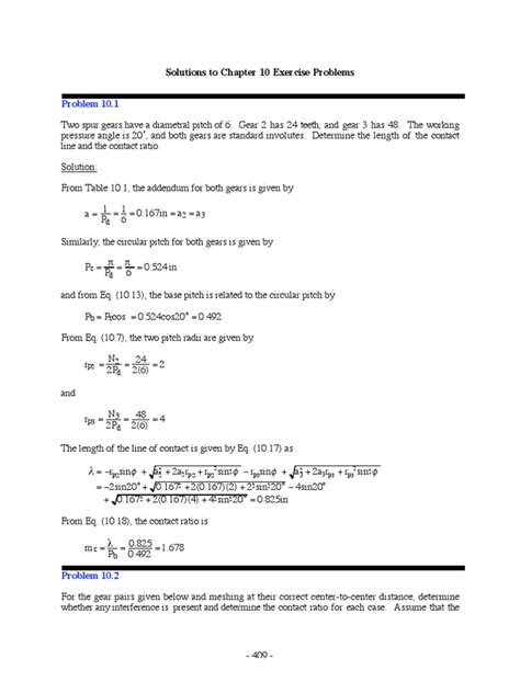 Ch 10 Pdf Gear Kinematics