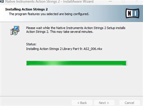 My Native Access Stuck On Installing On Action Strings 2 And Others