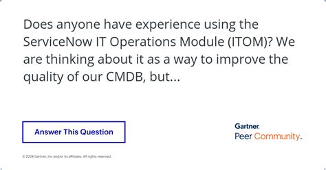 Does Anyone Have Experience Using The Servicenow It Operations Module Itom We Are Thinking