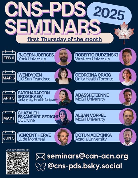 Canadian Neuroscience Seminars Post Doc Series Cns Pds Canadian Association For Neuroscience