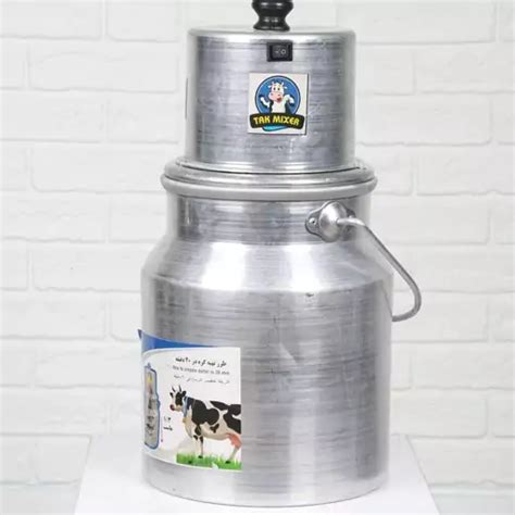 خرید و قیمت کره گیر خانگی مشک برقی دوغ زن 13 لیتری موتور ژاپنی با