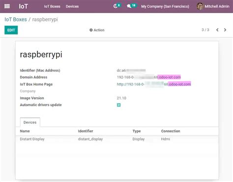 IoT Management With Odoo Integration MoonSun