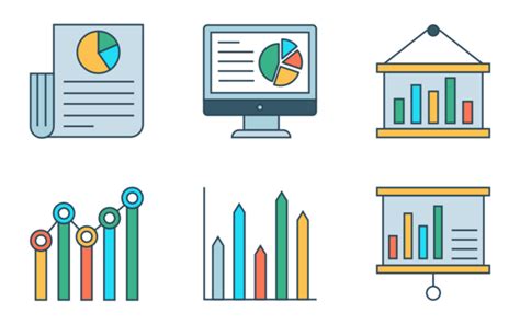 Business Charts And Diagrams Icon Pack Color Lineal Color 80 Svg Icons