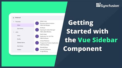 Getting Started With The Vue Sidebar Component YouTube
