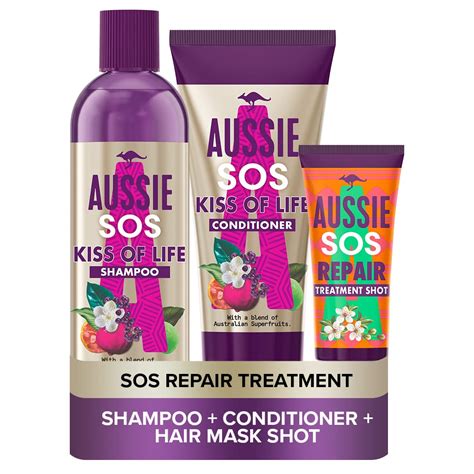 Buy Aussie SOS Shampoo And Conditioner Set Intense Hair For Dry