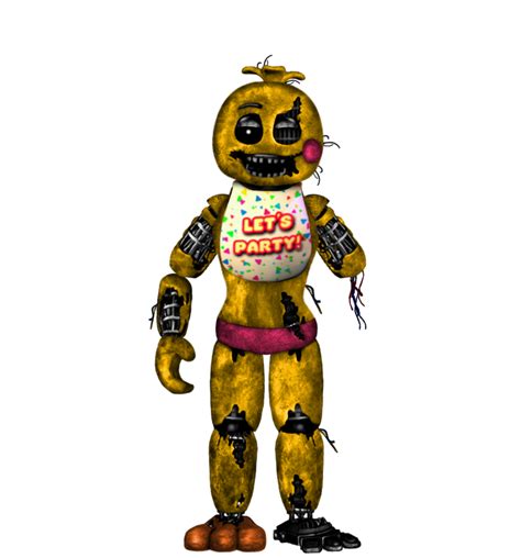 Withered Toy Chica By Vra2009 On Deviantart