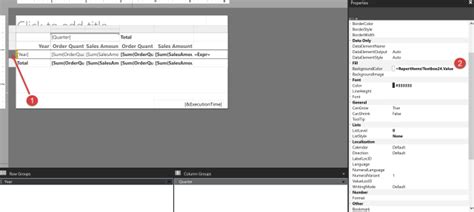 02 Alternate Row Shading In Matrix With Column Groups Paul Turleys Sql Server Bi Blog