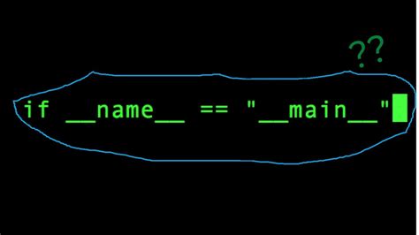 what does if name main do python programming youtube