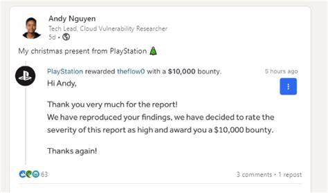 PS PS TheFloW Confirms He Has A Big Vulnerability On PlayStation With Significant HackerOne
