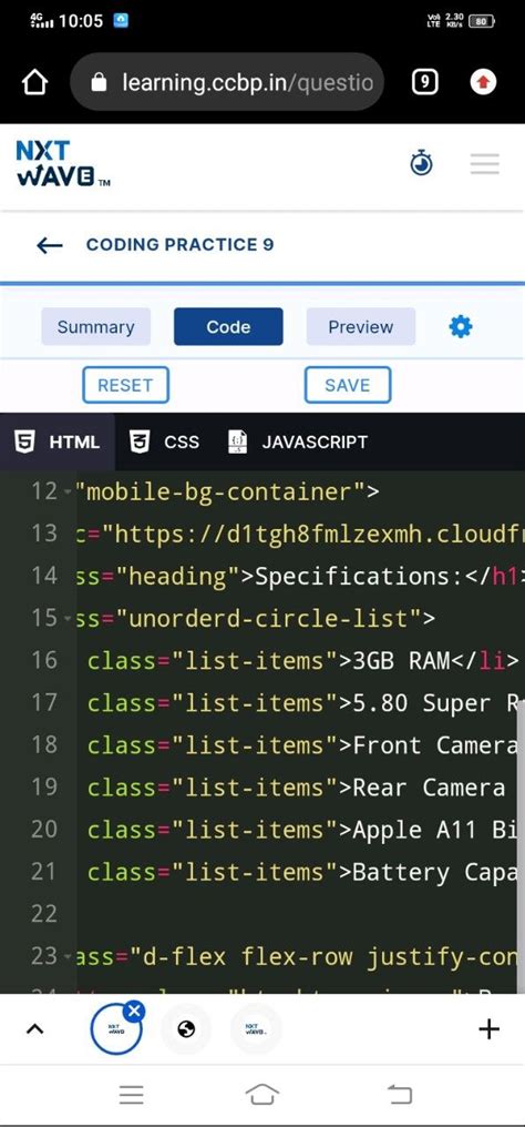 navya sri devarapalli on linkedin day7 learning coding ccbp