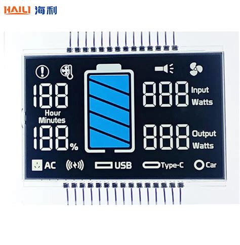 Custom Va 7 Segment Lcd Display Lcd For Industrial Instrument Meter China Lcd And Lcd Panel Price