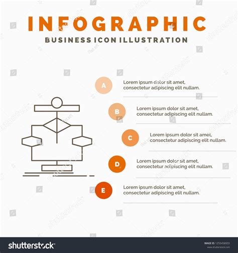 Algorithm Chart Data Diagram Flow Infographics Stock Vector Royalty Free Shutterstock