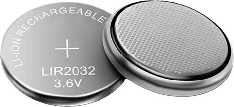 Amazon Wezalget ボタン電池、充電式ボタン電池 Lir2032 ボタンイオン電池 3 6v 電子腕時計用フラット