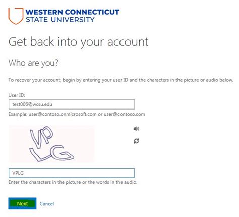 How To Self Service Reset Your Wcsu Password Wcsu Support
