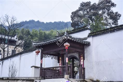 安徽宏村徽派古民居建筑 乡村小镇 建筑摄影 摄影 汇图网www huitu