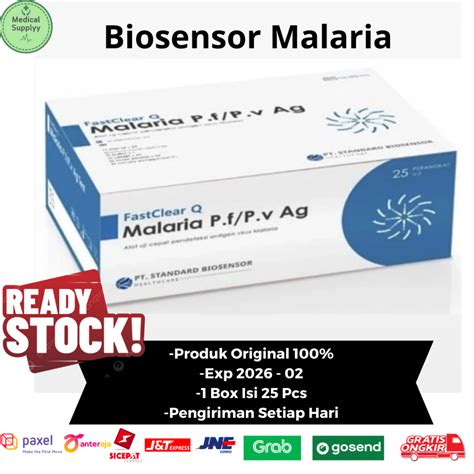 Jual Test Malaria Sd Biosensor Malaria Pfpan Antigen Isi 25 Shopee
