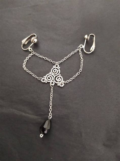 Bdsm Dangle Labia Clamps Triskelion Stainless Steel Intimate Jewelry Non Piercing Nipple