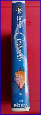 Walt Disneys Cinderella Black Diamond Classic Vhs 1988 Rare 410