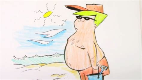 How To Draw A Funny Cartoon For Beginners Youtube