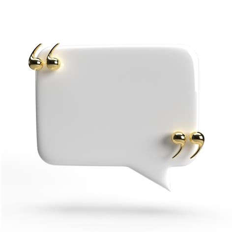 Premium Photo 3d Chat Bubbles Minimal Concept Of Social Media Quote 3d Illustrations