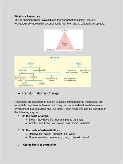 Class 10 Ch 1 Recources Notes Pdf Soil Resource