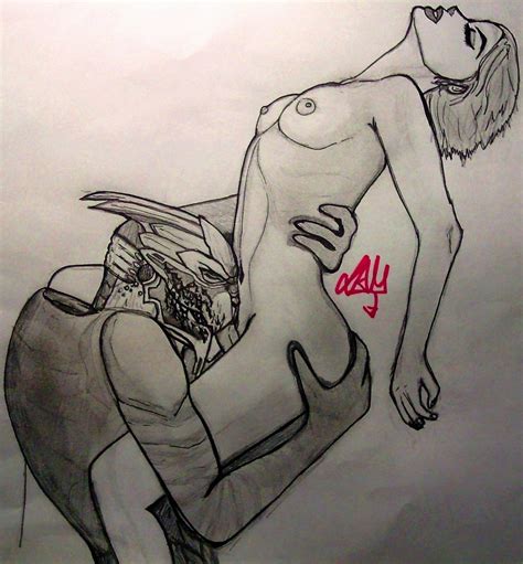 Rule 34 Commander Shepard Femshep Garrus Vakarian Interspecies Mass
