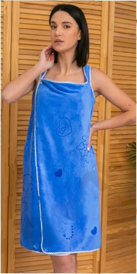 Рушник халат на заклепках для лазні сауни для тіла мікрофібра вбирає воду зберігає тепло 135х80